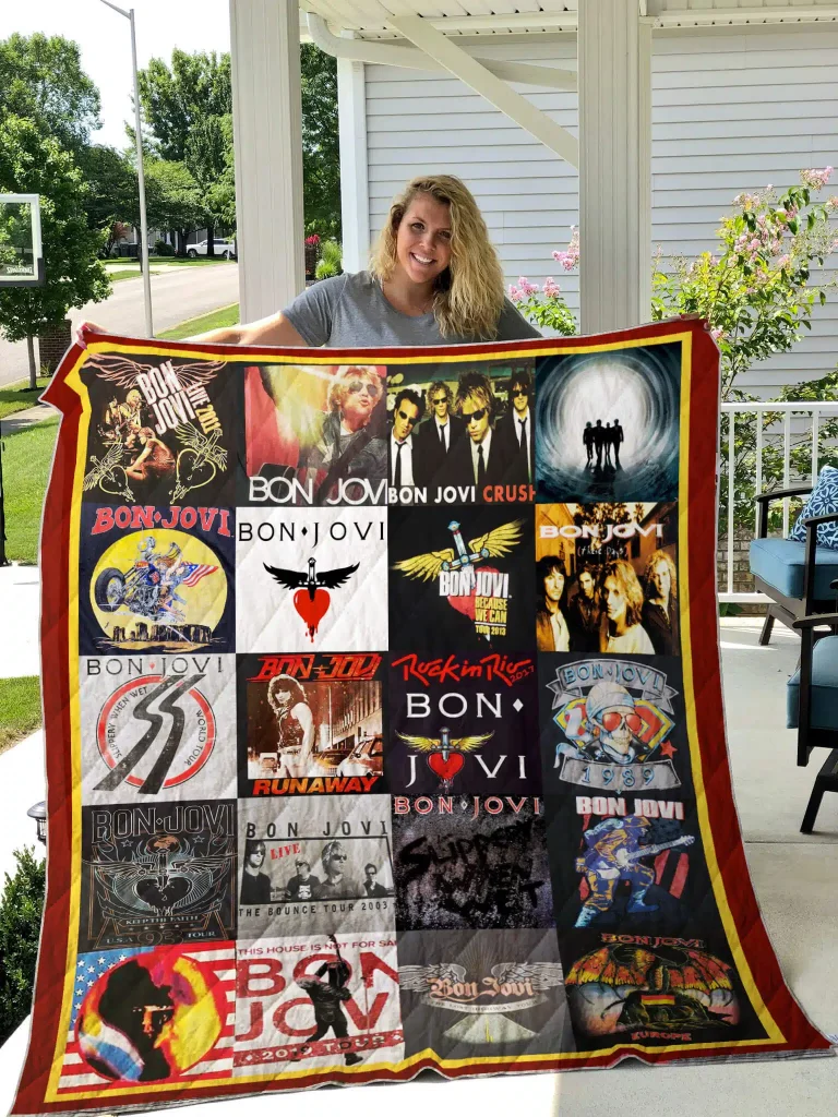 Bon Jovi 2 Blanket Quilt CCHU - Rozoze