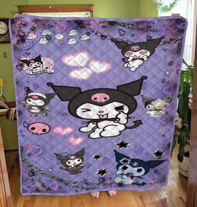 Kuromi Blanket Quilt CCHU - Rozoze