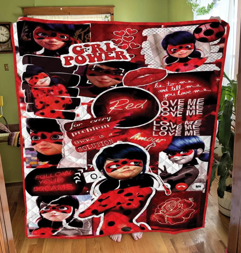 Miraculous Ladybug Blanket Quilt TR21 - Rozoze