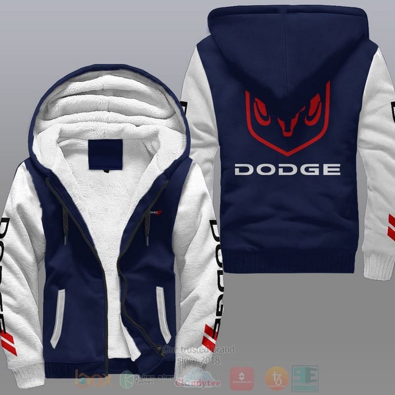Dodge Charger Challenger Fleece Jacket - Rozoze