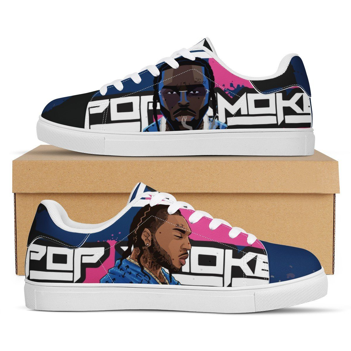 Pop Smoke 1 Stan Smith Shoes - Rozoze