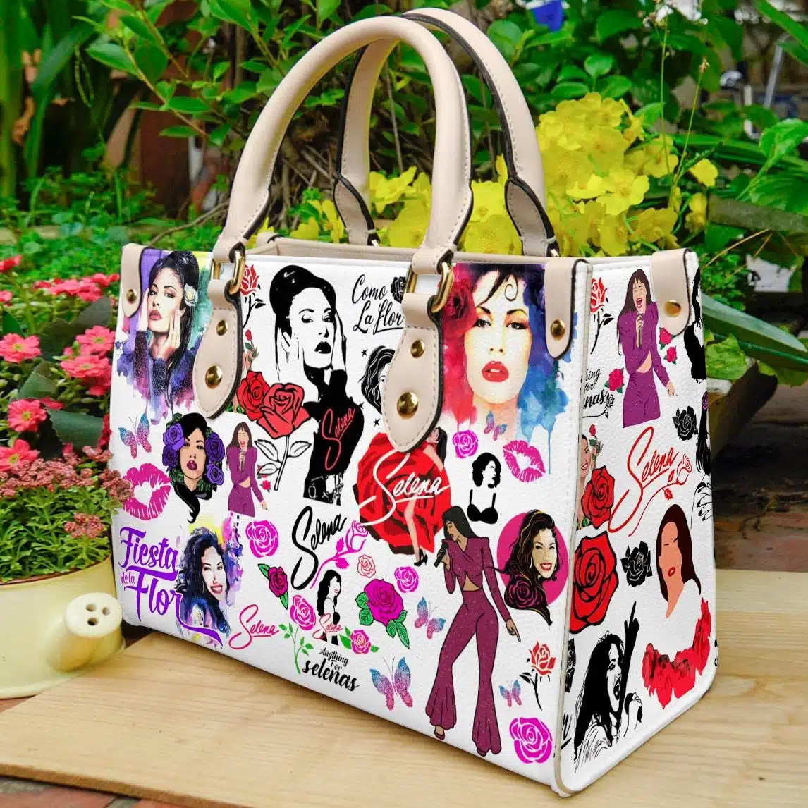 Selena Quintanilla Leather Handbag - Rozoze